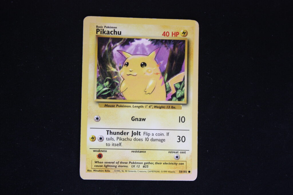 Pikachu 58/102 - Base Set - Rollovuokraus